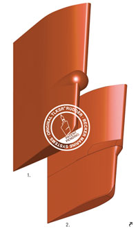 TLKSR® Twisted Leading Edge Rudder
